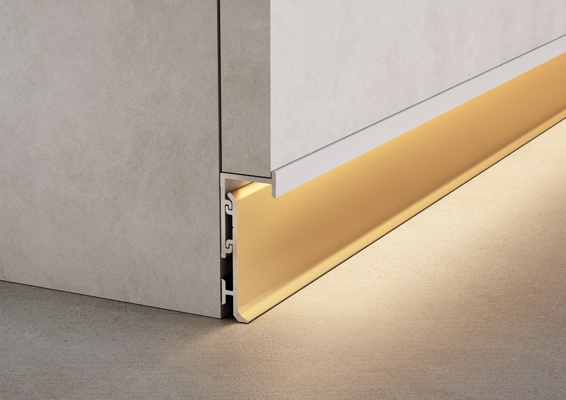 Novorodapie Eclipse® Shadow - Rodapié efecto pared suspendida | EMAC ...